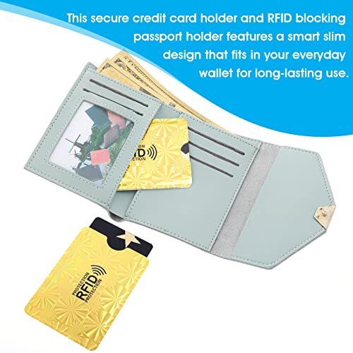 22 RFID Blocking Sleeves Envelopes(18 Credit Card Holders & 4 Passport ...