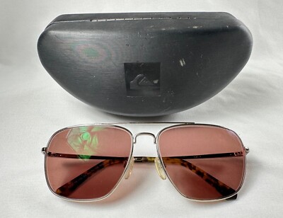Quicksilver Men's Silver Tone Wire Frame Prescript RX 104 Sunglasses w ...