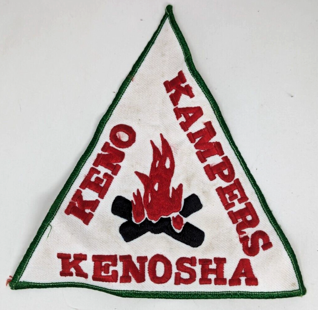 Vintage Keno Kampers Kenosha Wisconsin Camping Outdoors Embroidered ...