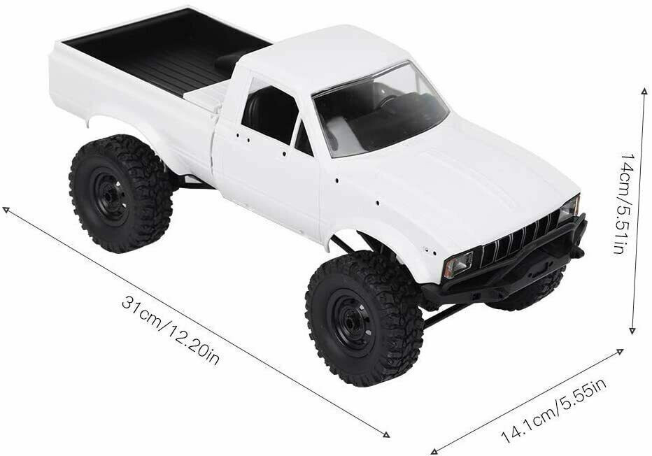 RC Truck C24 1:16 4x4 4WD Scale Crawler Pickup Off Road RTR Car Ready ...