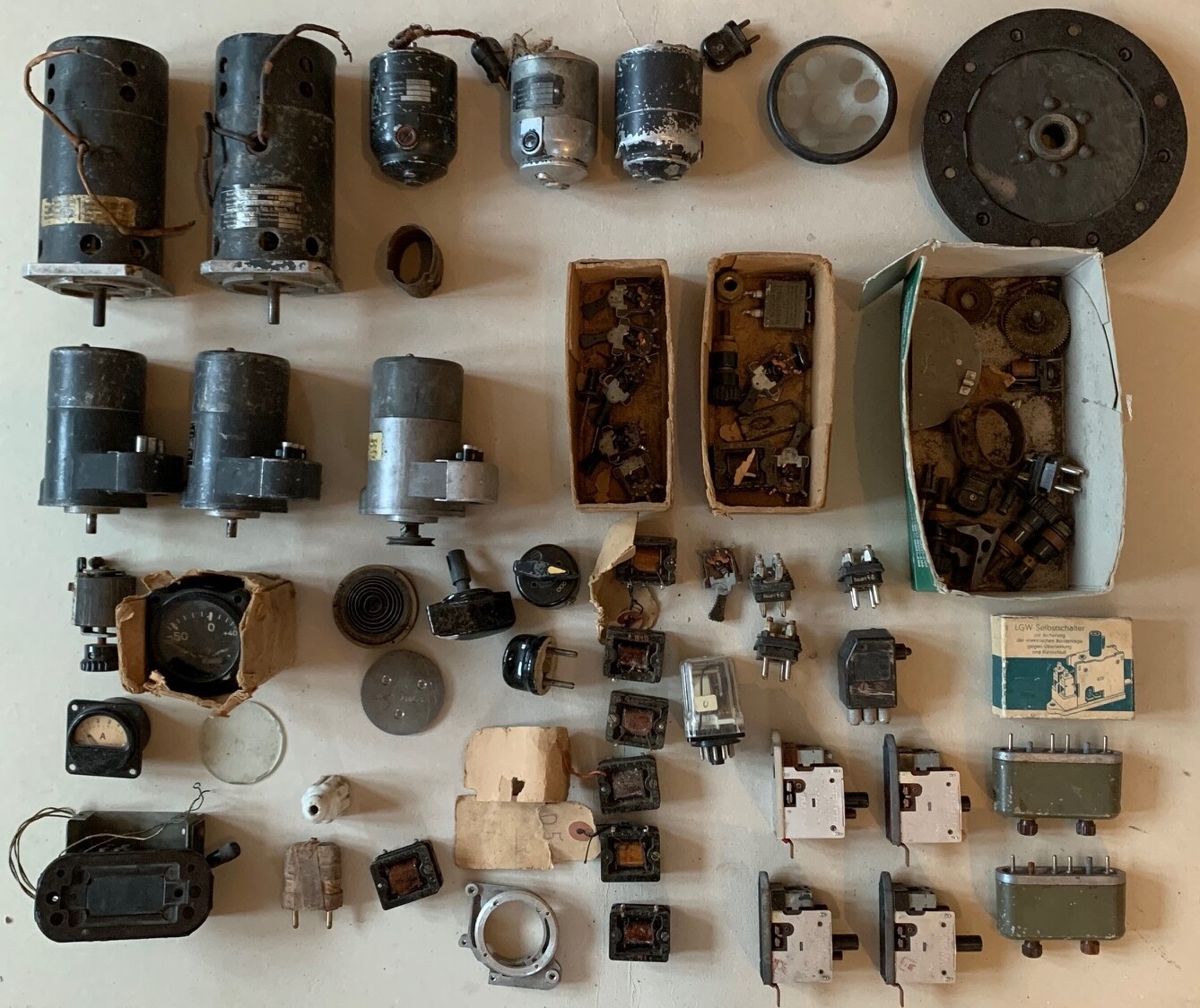 WW2 German Airplane instruments & parts from old airfield workshop | eBay