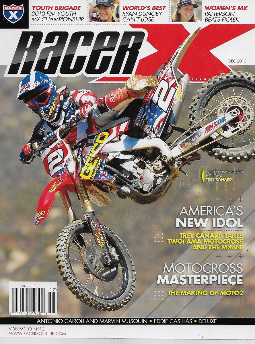 Racerxill Magazine RACER X JUSTIN BARCIA #51 SIGNED MAGAZINE, ELI