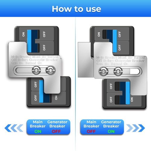 Generator Interlock Kit For Challenger & Westinghouse & Siemans 200 Amp ...