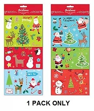 Assorted Christmas Stickers Sheet Triple Pack (1 Set) | eBay