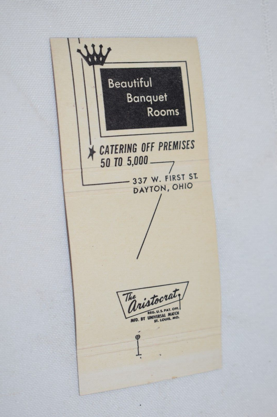 Charlie Brennan's King's Table Dayton Ohio 30 Strike Matchbook Cover | eBay