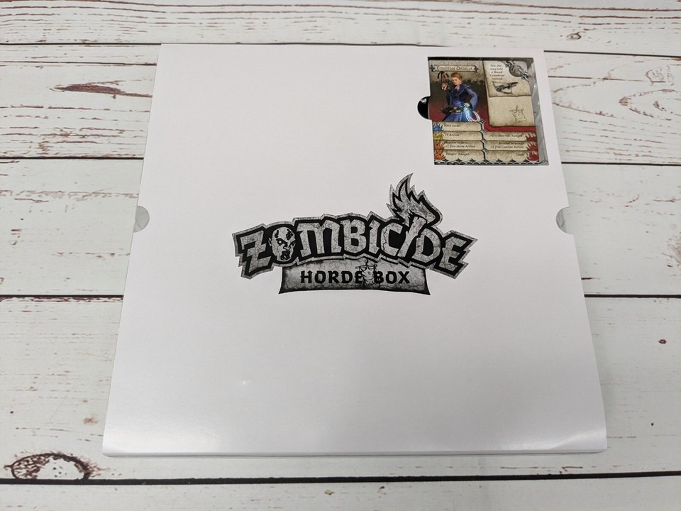 Zombicide Green Horde Kickstarter Exclusive Extras Horde Box Black ...
