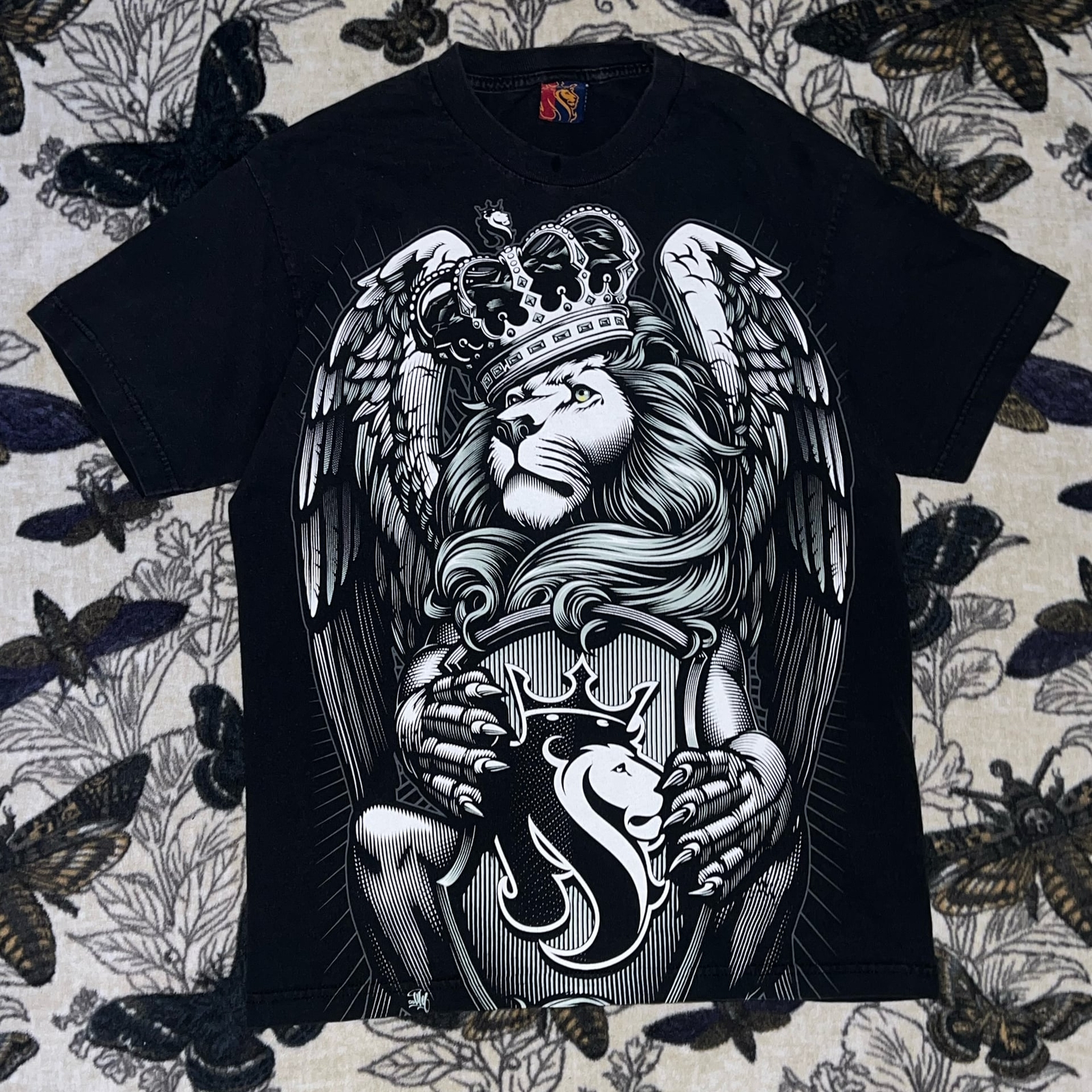 Y2K Og Abel Lion King of the Jungle AOP Graphic Tee S… - Gem