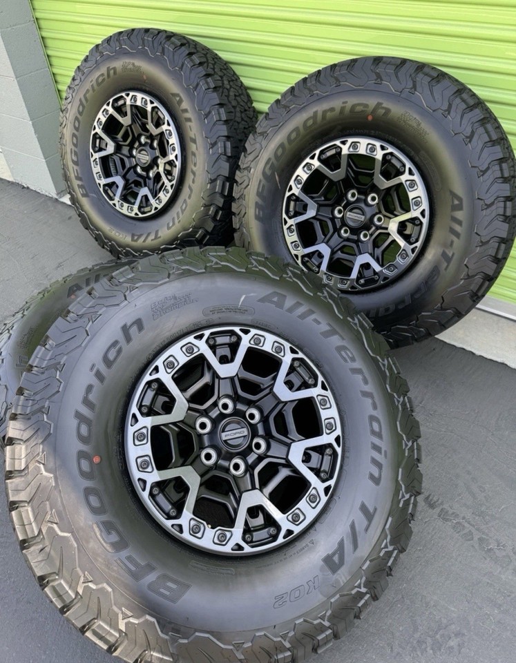 2025 Ford F-150 Raptor R OEM 17” Beadlock Wheels + 37” Tires | eBay