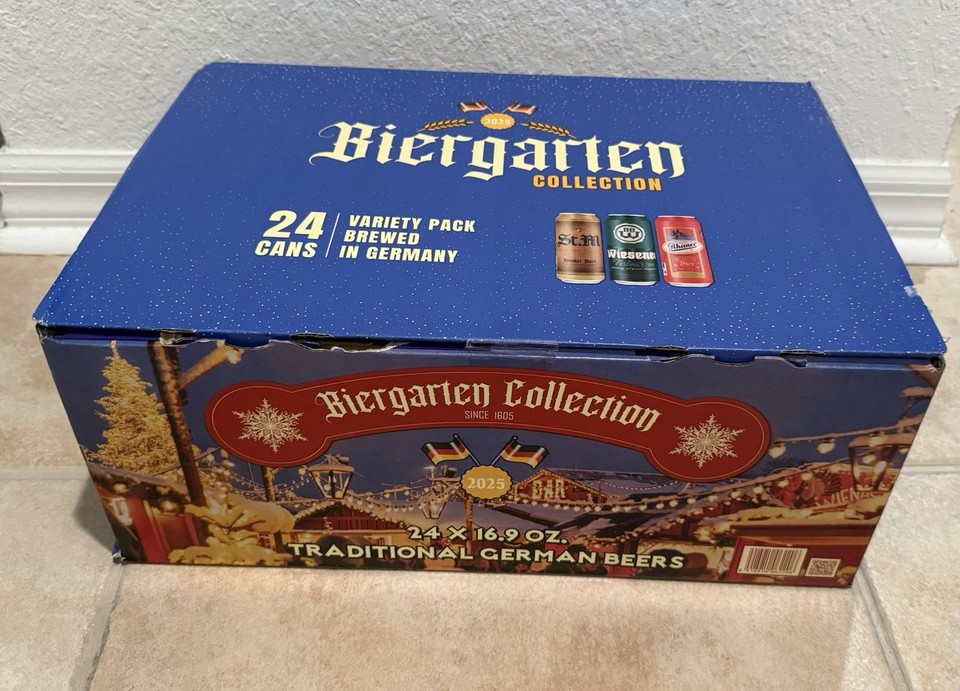 Biergarten Collection 24 Different Variety Pack German Beer Cans (Empty ...