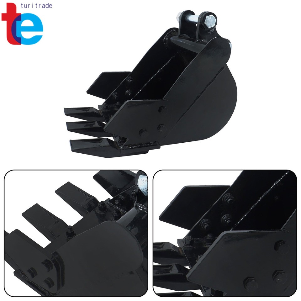 300mm 12" Narrow Bucket With Teeth For 1-2 Ton Mini Excavator ...