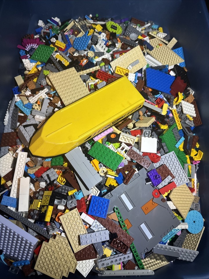 LEGO 1 Pound Washed-Buy 4lbs Save 20% Each LB-Bulk Pieces Lot Bricks ...
