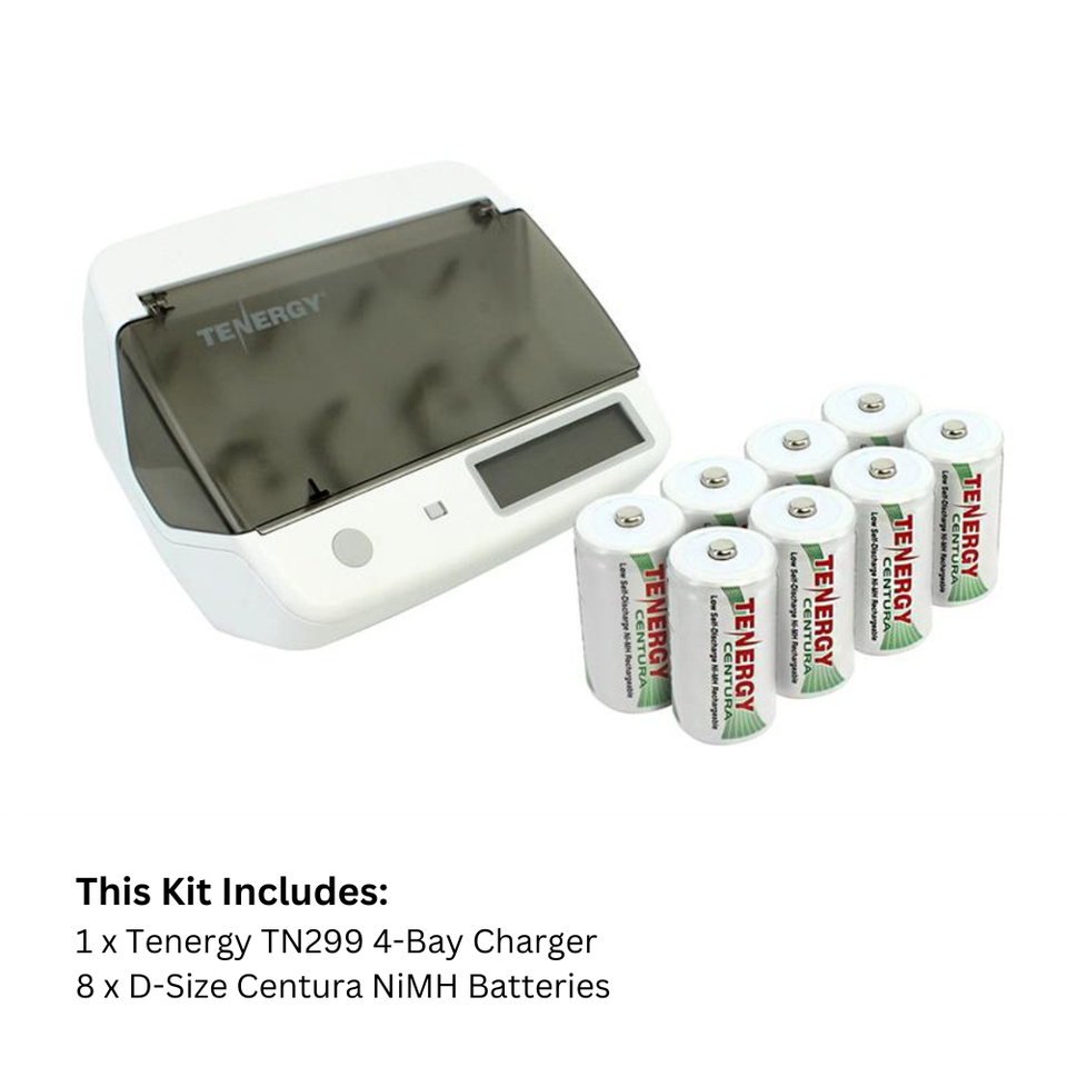 TN299 Universal Smart Charger for AA AAA C D NiMH Li-Ion Rechargeable ...