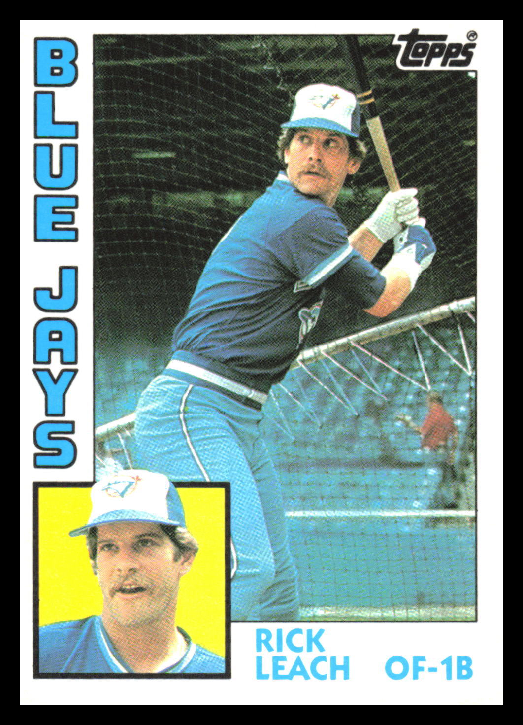 1984 Topps Traded Rick Leach #71T Toronto Blue Jays C1 | eBay