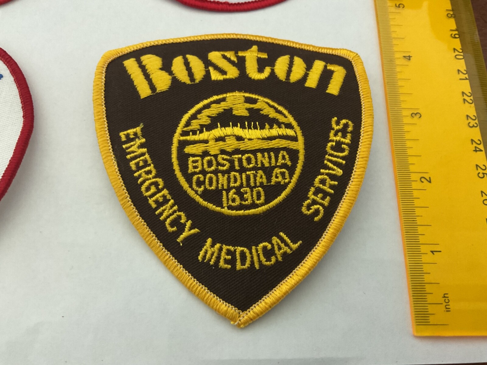 City Of Boston Emergency Medical Services collectors patch set 4 pieces ...
