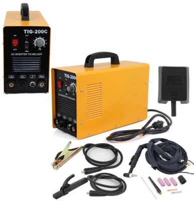 220V TIG-200C DC Inverter TIG MMA Welding Machine Welder Stainless ...