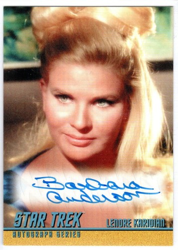 WOMEN OF STAR TREK ART & IMAGES A314 BARBARA ANDERSON LENORE KARIDIAN ...