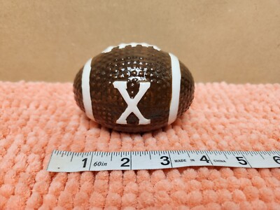 Ashland Fall Ceramic Monogran Football "X" Fall Tabletop Decor Football ...