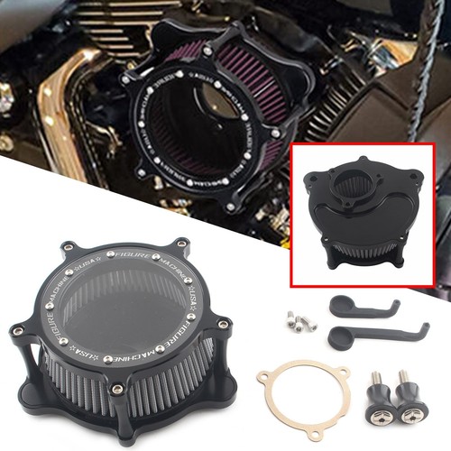 Clear Air Cleaner Intake Filter Kit For Harley M8 Softail Road King ...