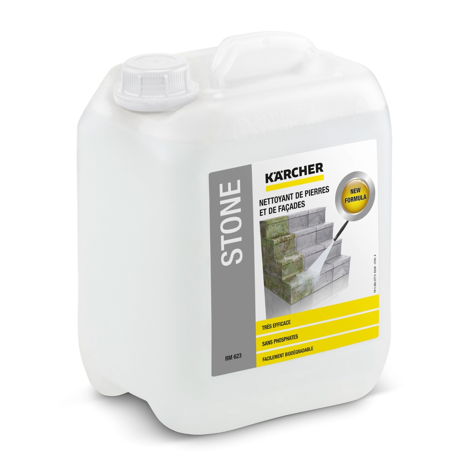 Karcher Stone and Facade Cleaning Detergent 5ltr -Driveway, Wall ...