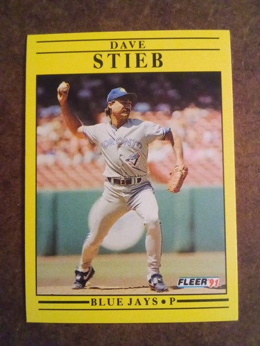 Dave Stieb 185 Fleer 1991 MLB Baseball Card | eBay