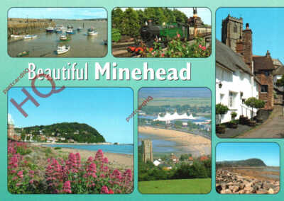 Picture Postcard:;Beautiful Minehead (Multiview) [Salmon] 2-52-04-15 ...
