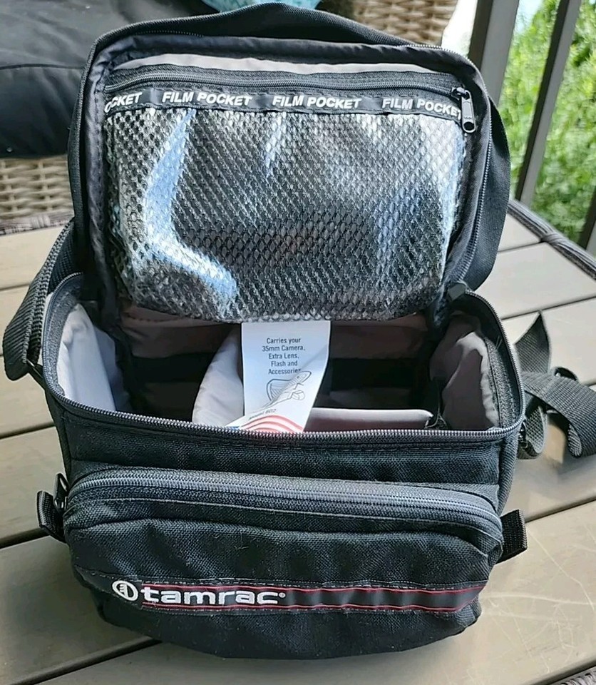Tamrac Model 602 Camera Bag 35mm Vintage Black Adjustable Strap ...