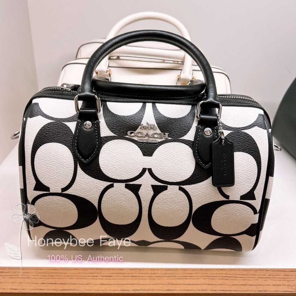 NWT Coach Rowan Satchel In Signature Canvas 2025 CV961/CV962/cw376 | eBay