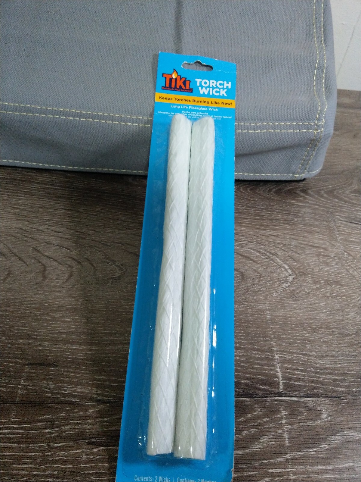 White Fiberglass Torch Wicks TIKI 2pk 9" High Quality Replacement ...