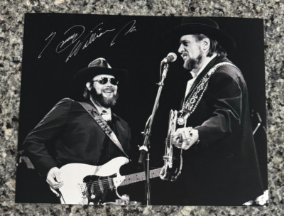 Hank Williams Jr. 8 X 10 Signed Photo w/ Waylon Jennings BOCEPHUS | eBay
