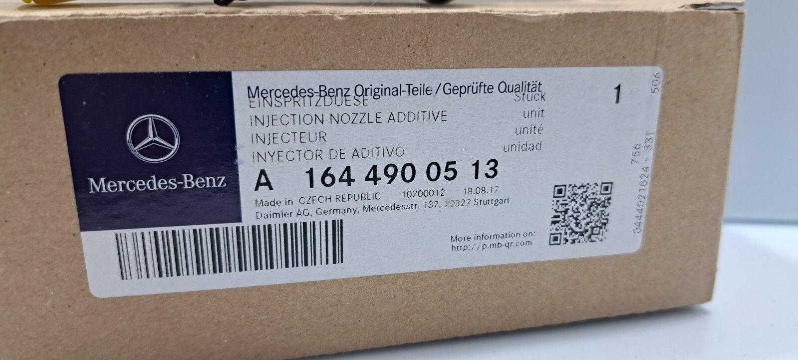 MERCEDES-BENZ Dosiermodul Einspritzdüse Adblue Injektor ORIGINAL ...