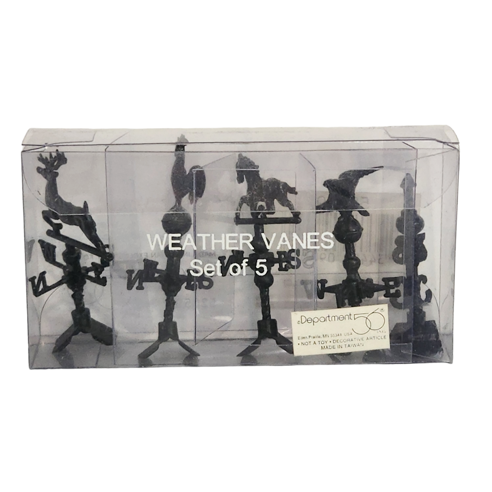 Department 56 Village Weather Vanes Set of 5 52659 Eagle Deer Horse ...