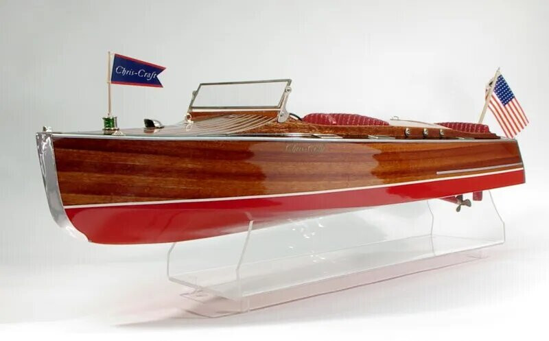 Dumas Boats #1230 1930 24" Chris-Craft Runabout 1:8 Scale - RC Assembly ...