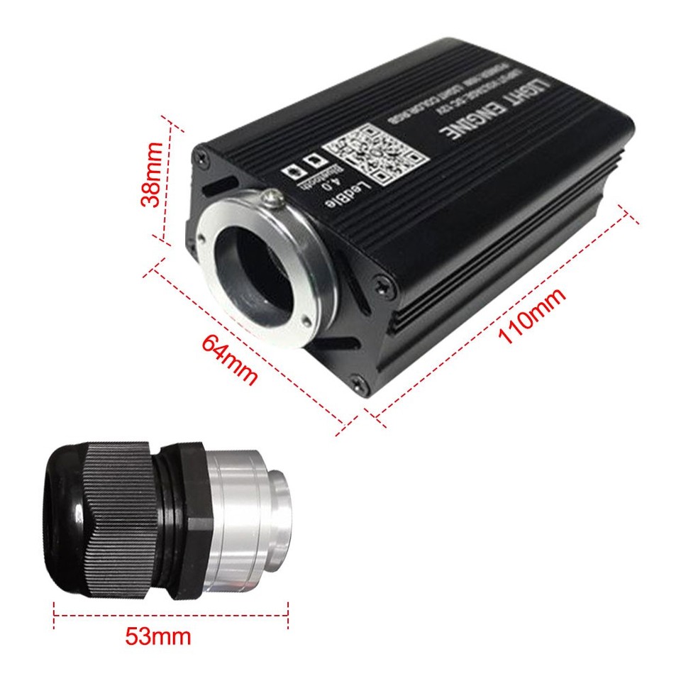 500 CAR HOME HEADLINER STAR LIGHT KIT ROOF TWINKLE CEILING LIGHTS FIBER ...