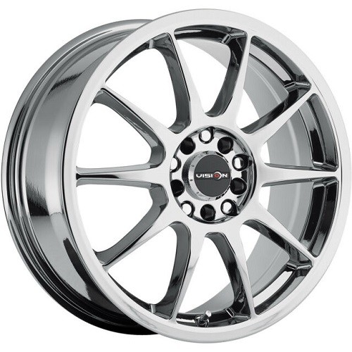 15x6.5 Vision 425 Bane Chrome Wheel 4x100/4x4.25 (38mm) 886821177899| eBay