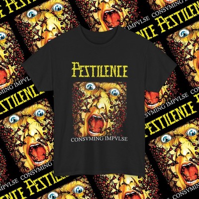 Pestilence "Consuming Impulse" T-Shirt, Death Metal Band Shirt | eBay