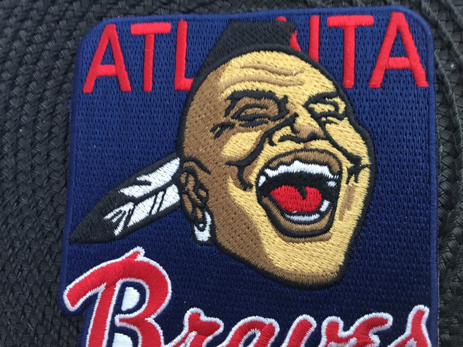 ATLANTA BRAVES MLB Vintage Embroidered Iron On Patch 4” X 3.5” | eBay
