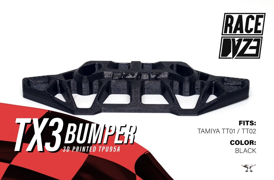 Tamiya Bumpers by Race Daze TX3 - TT01 and TT02 | eBay