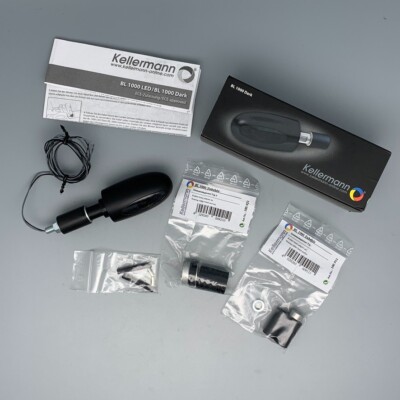 KELLERMANN BL 1000 DARK LED-LENKERENDENBLINKER SCHWARZ GETÖNT E-GEPRÜFT VORNE | eBay