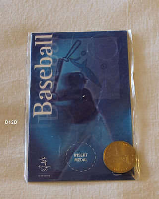 Baseball Sydney 2000 Olympic Games Shell Commemorative Medallion New | eBay