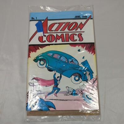 BLUE Action Comic No.1 Superman REPRINT One In A MILLION | eBay