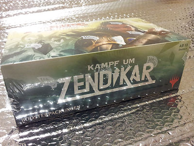 GERMAN Magic MTG Battle for Zendikar BFZ Sealed Booster Box RARE The ...