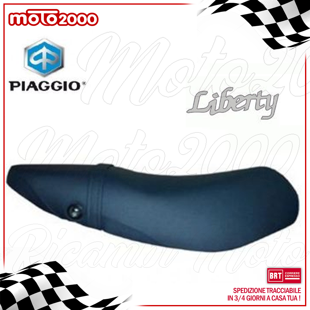 SELLA PER PIAGGIO LIBERTY 50 125 150 200 RST 2T 4T DAL 2004 2005 2006 ...