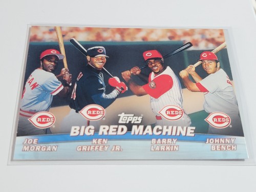 MORGAN, GRIFFEY JR. LARKIN, BENCH 2000 Topps Big Red Machine Insert # ...