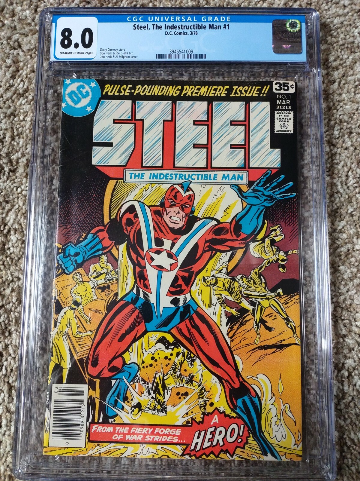 STEEL the Indestructible Man #1 "DC COMICS" 1978 Legends of Tomorrow ...