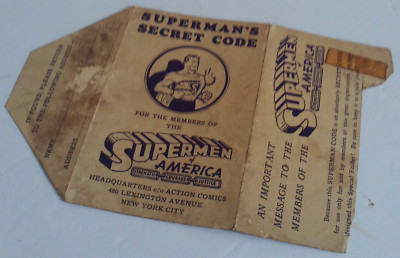 'RARE'---Superman Secret Code--Action Comic | eBay