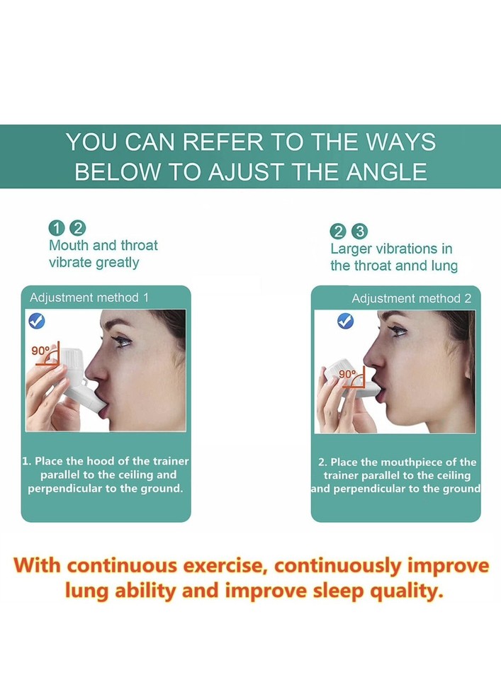 Lung Expansion&Mucus Relief Helper Breathing Exercise Device For Lungs ...