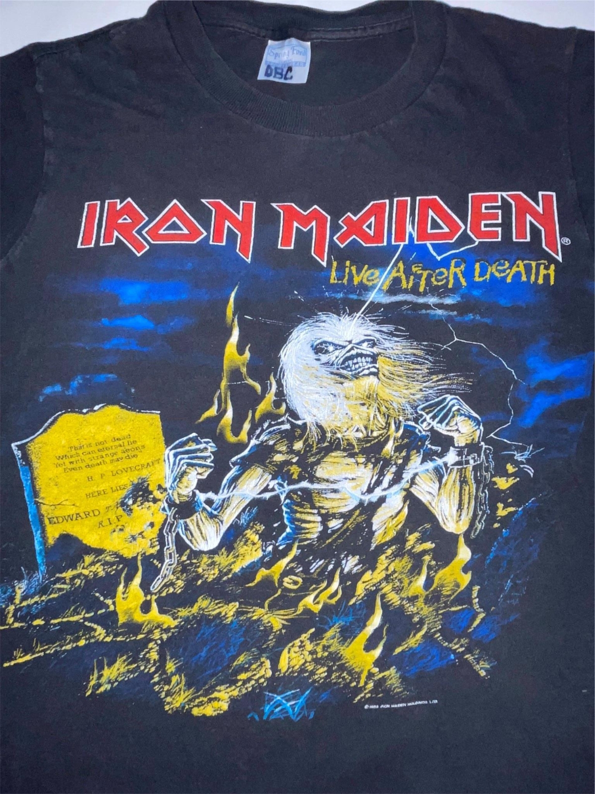 VTG 80S IRON MAIDEN LIVE AFTER DEATH EDDIE ROCK TOUR … - Gem