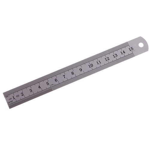 Stainless steel rulers precision ruler double side scale metal | eBay ...