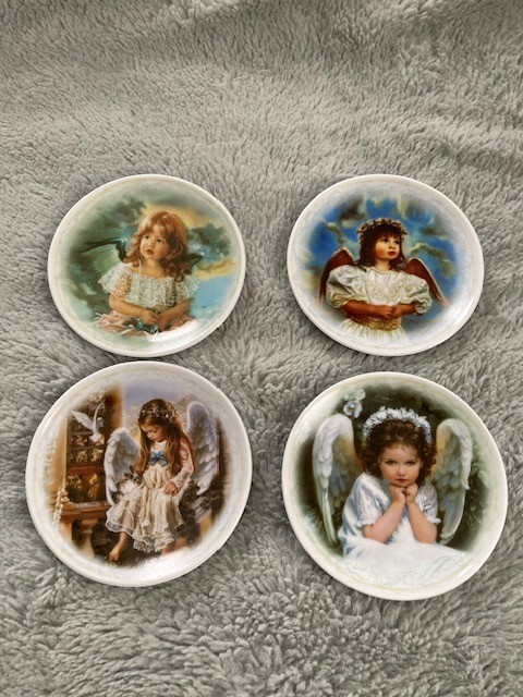 4 Angel Trinket Dishes - Beautiful Angels | eBay