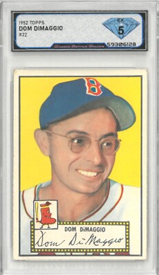 1952 Topps DOM DIMAGGIO #22 💎 DSG 5 EX | eBay